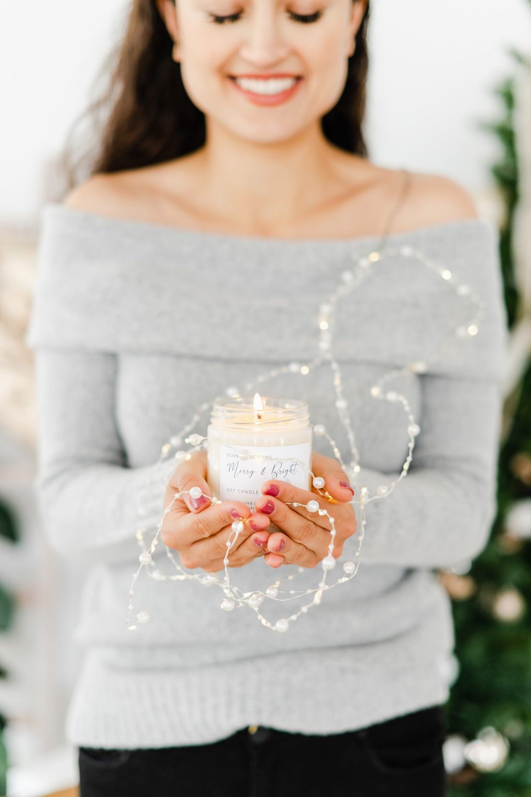 Holiday Product Photoshoot for Candles: Scented Designs