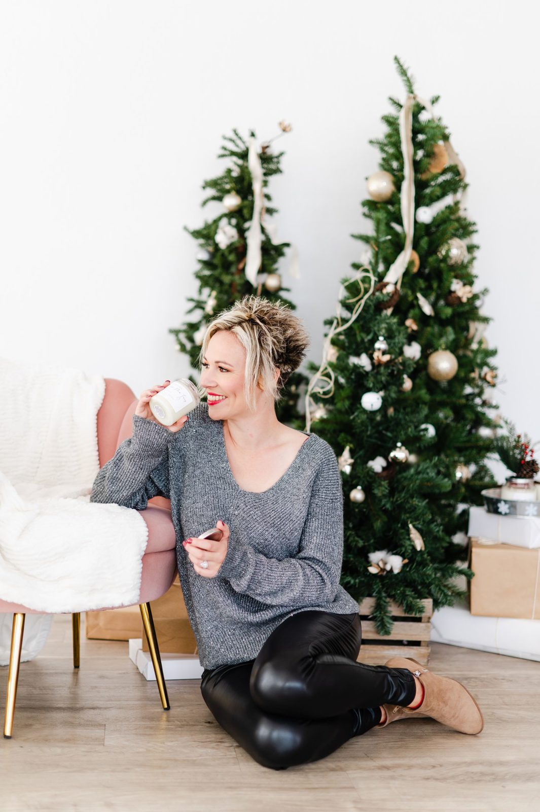 Holiday Product Photoshoot for Candles: Scented Designs